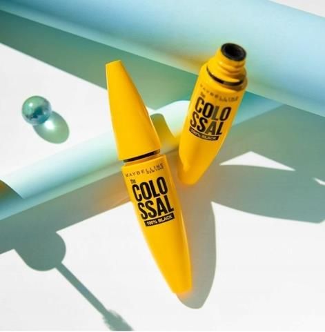 Zestaw dla kobiety Maybelline The Colossal 100% Black 10,7ml + The ...