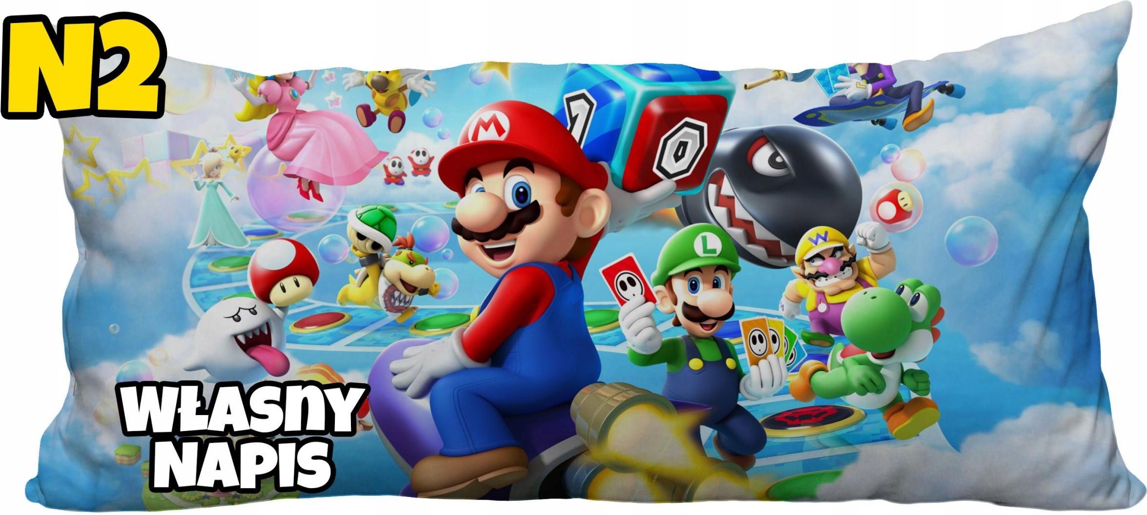 Artcrop.Pl Poduszka Super Mario Bros + Imię 30 X 60 N2 - Opinie i ...