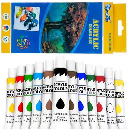 Van Bleiswijck Farby Akrylowe Farba Zestaw Akryl Akrylowa 12X12Ml ...