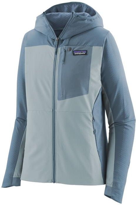 Patagonia Kurtka R1 Crossstrata Hoody Women Steam Blue - Ceny i opinie ...