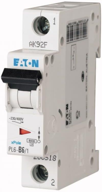 Eaton Wyłącznik Nadprądowy 1P C 6A 6Ka Ac Pl6-C6/1 286530 - Opinie i ceny na Ceneo.pl