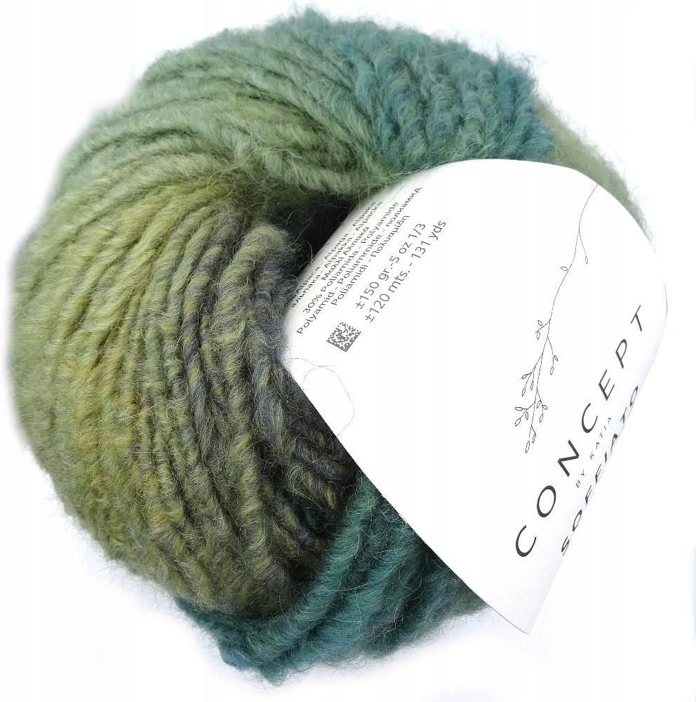 Katia Włóczka Soffiato Degrade 154Zie Alpaka 15395 1538490247 - Ceny i ...