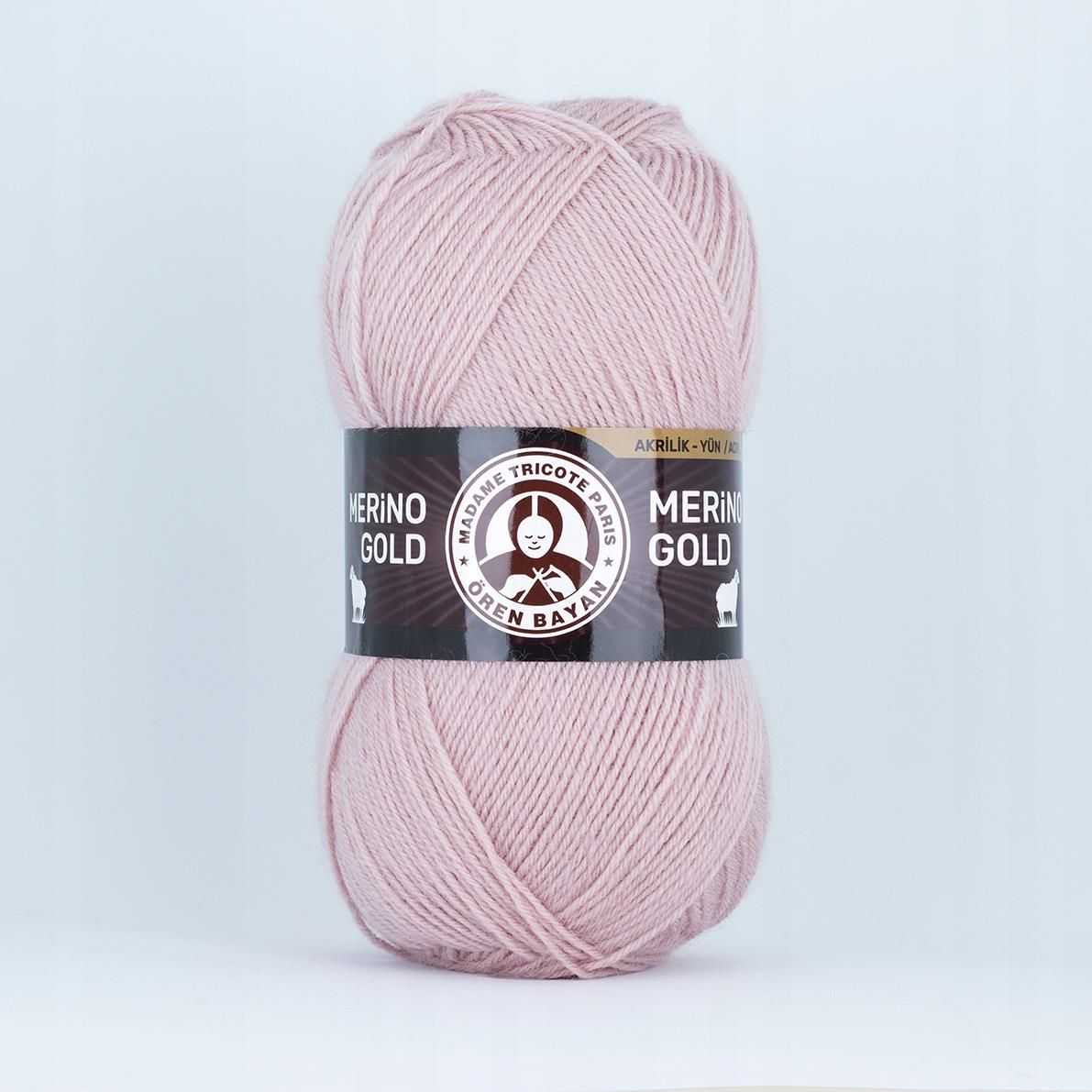 Madame Tricote Paris Włóczka Merino Gold 100G/400M Wełna Merynos 124 ...