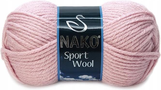Nako Włóczka Sport Wool 100G/120M Wełna 10639 Róż 1542011929 - Ceny i ...