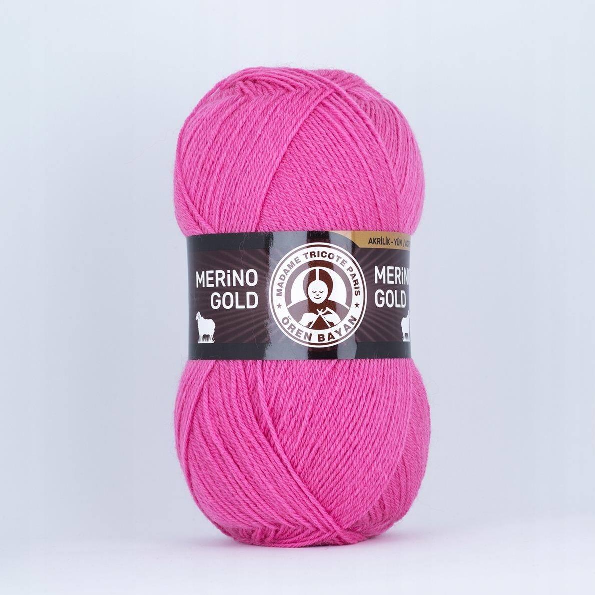 Madame Tricote Paris Włóczka Merino Gold 100G/400M Wełna Merynos 042 ...