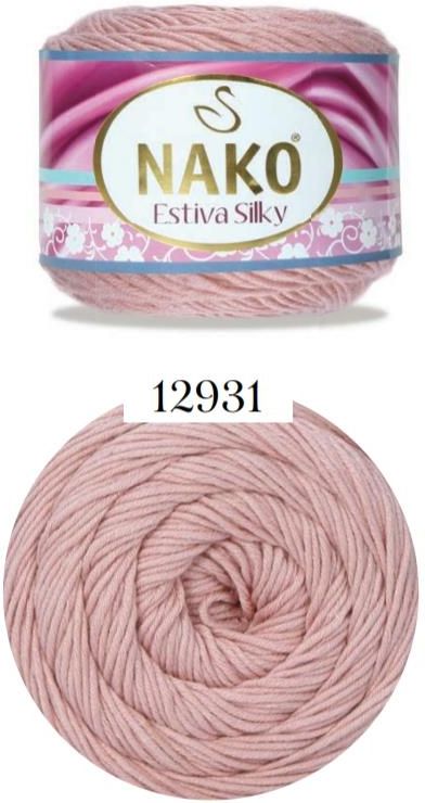 Nako Włóczka Estiva Silky 100G/224M Bambus 12931 1542012959 - Ceny i ...