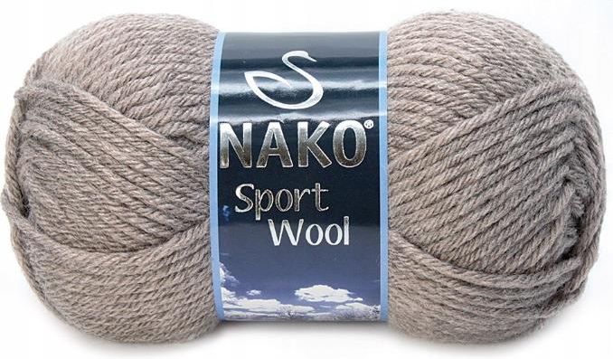 Nako Włóczka Sport Wool 100G/120M Wełna 23294 1542013741 - Ceny i ...