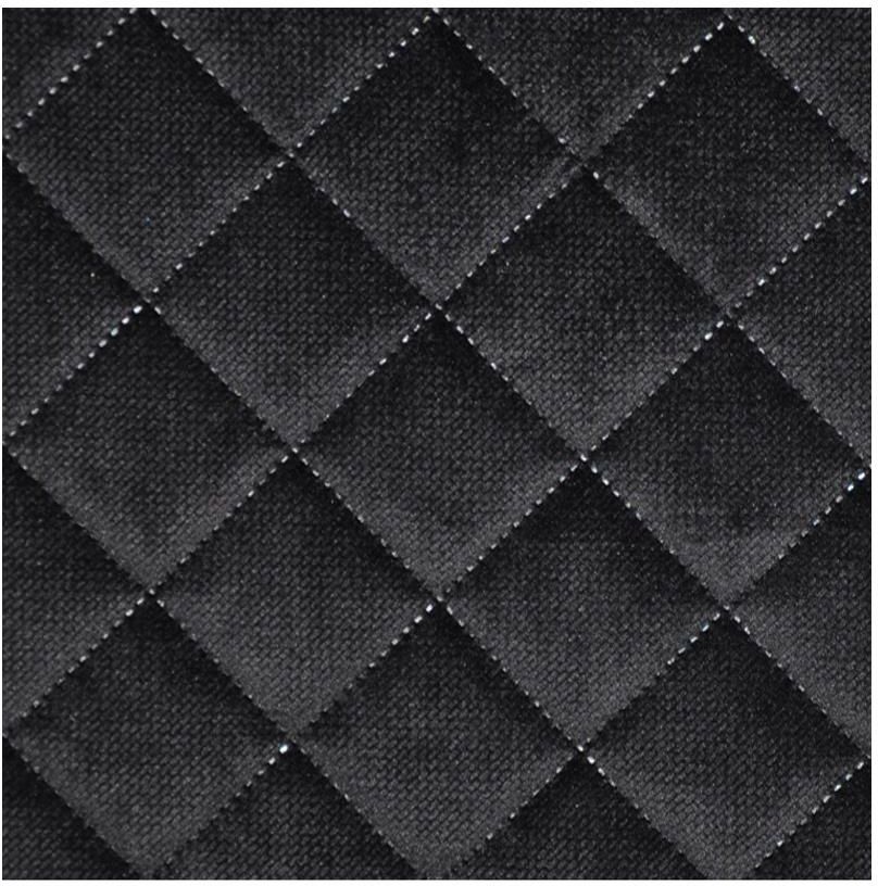 Kamtex Velvet Pikowany Welur Romby Black 0,5M 1533585766 - Ceny i opinie - Ceneo.pl