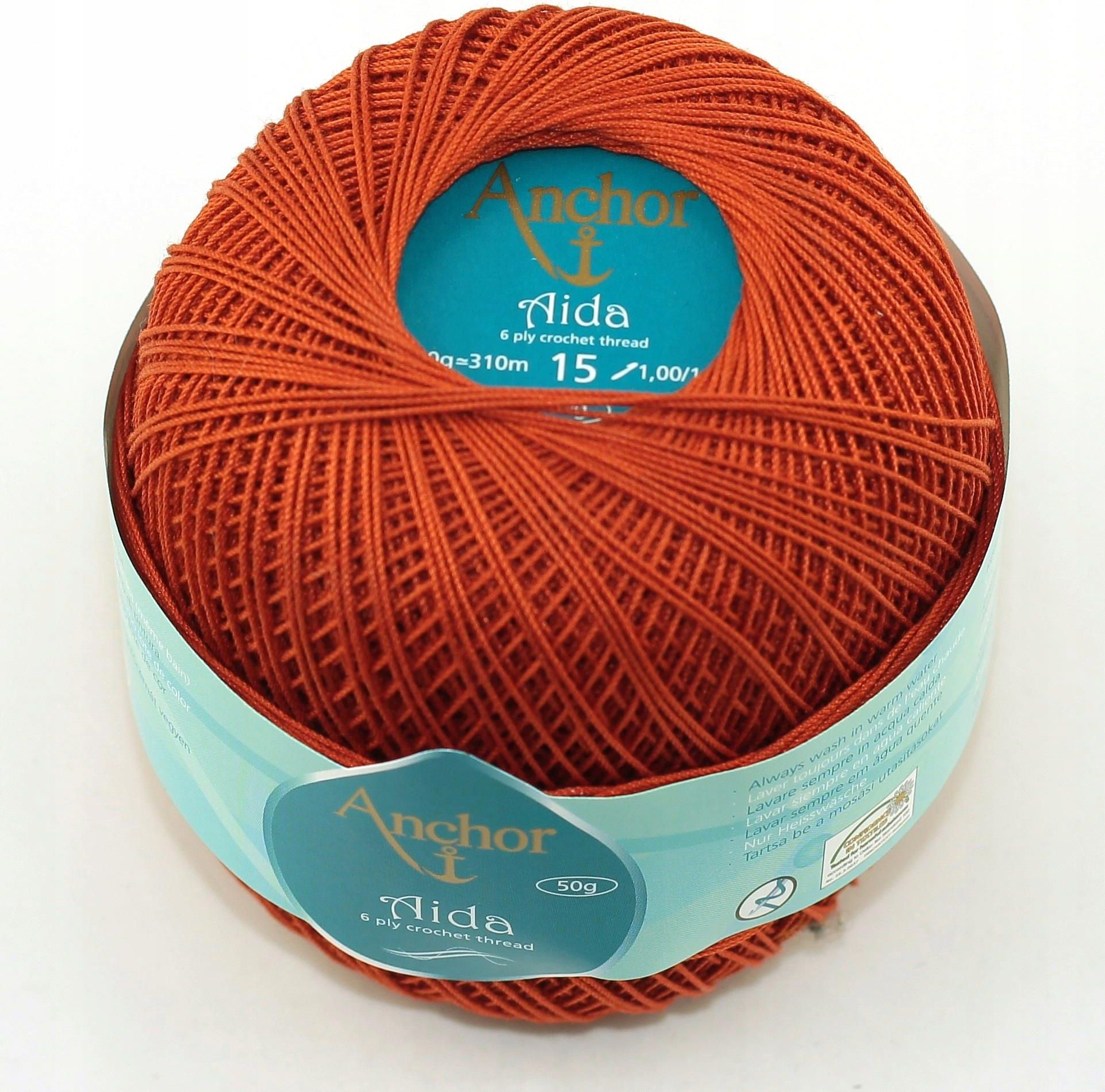 Aida Kordonek Anchor 15 50G 310M C 1004 Rudy 1542008398 - Ceny i opinie - Ceneo.pl