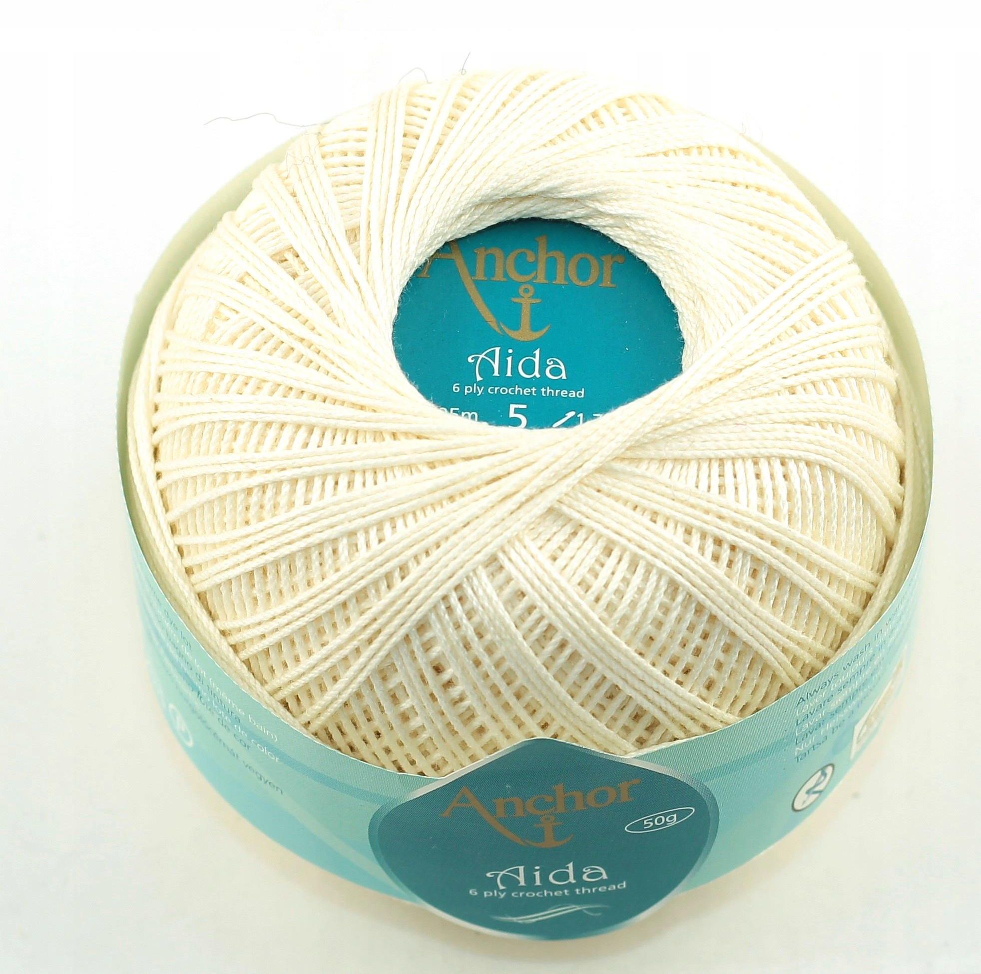 Aida Kordonek Anchor 5 50G 195M C 9926 Ecru 1542011169 - Ceny i opinie - Ceneo.pl