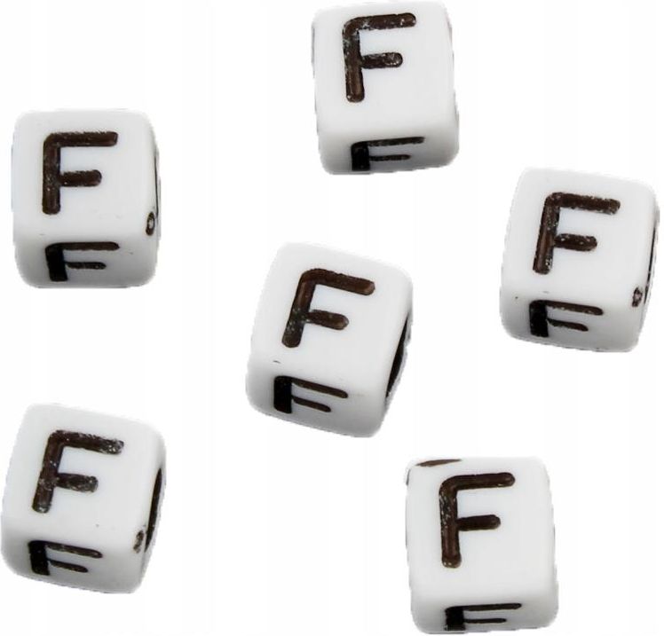 Litera F Modułowe Alfabet Litery Literki 100Szt. - Ceny i opinie - Ceneo.pl