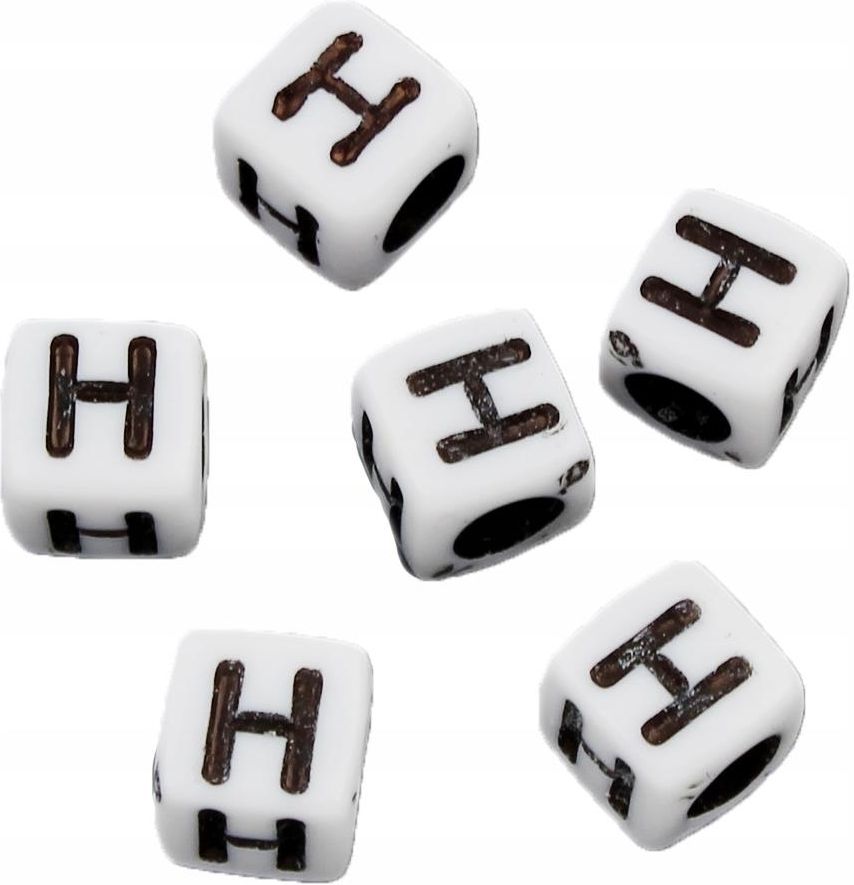 Litera H Modułowe Alfabet Litery Literki 100Szt. - Ceny i opinie - Ceneo.pl