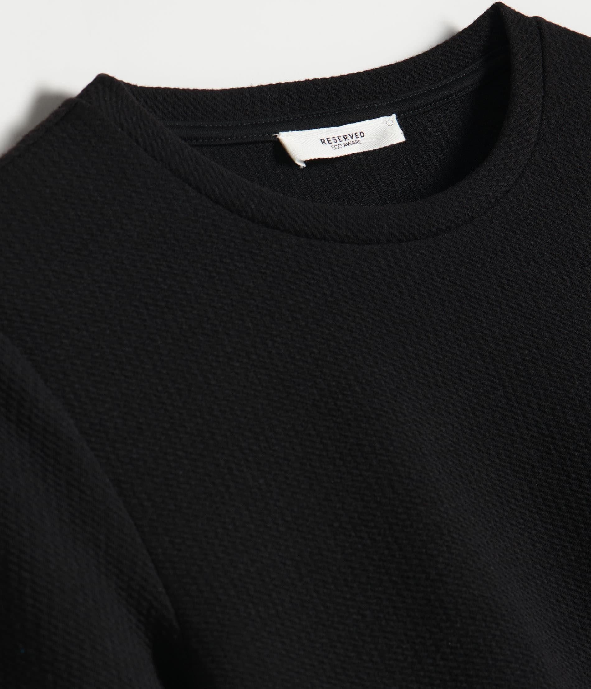 Reserved - Crop top z długim rękawem - Czarny - Ceny i opinie - Ceneo.pl