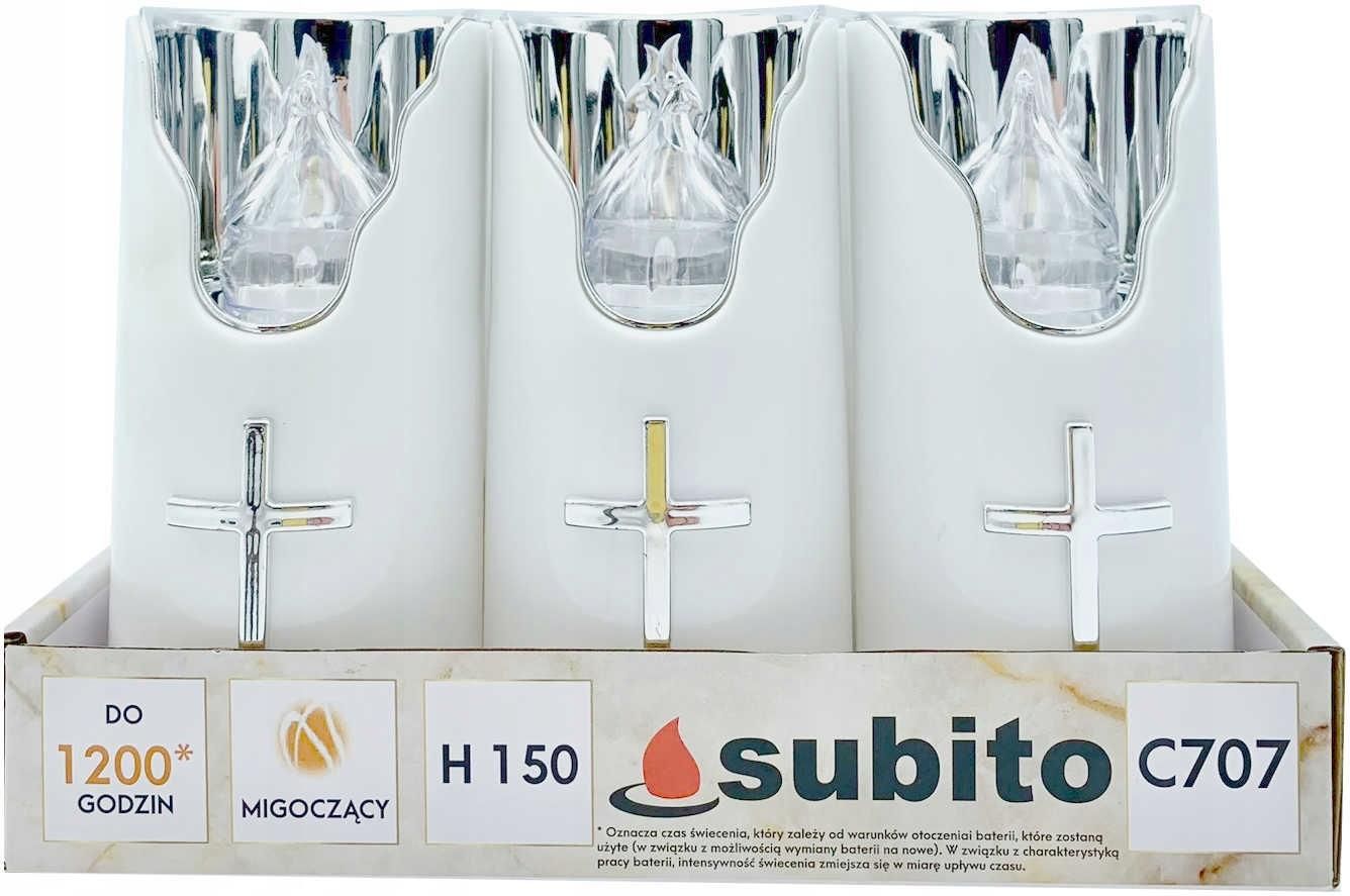 Wkłady Do Zniczy Led Subito C707 H150 6szt. - Ceny i opinie - Ceneo.pl
