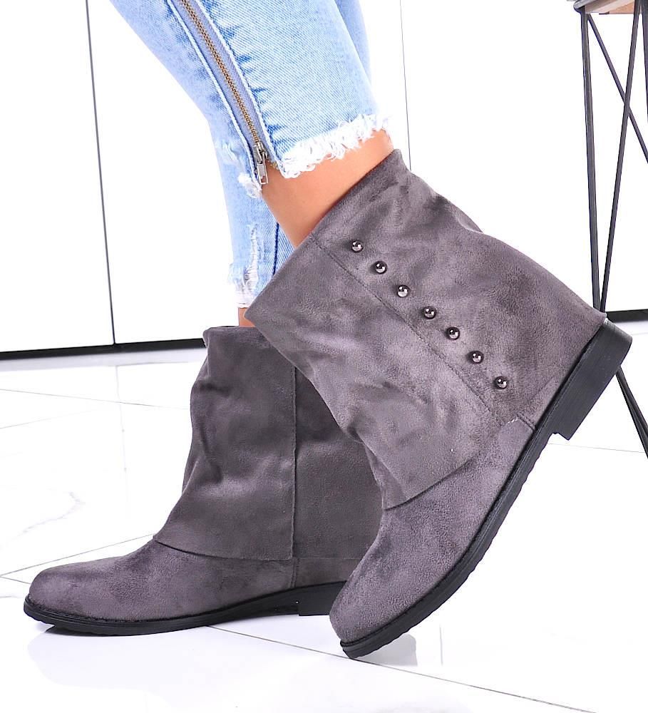 Pantofelek24.pl , Szare botki - Ceny i opinie - Ceneo.pl