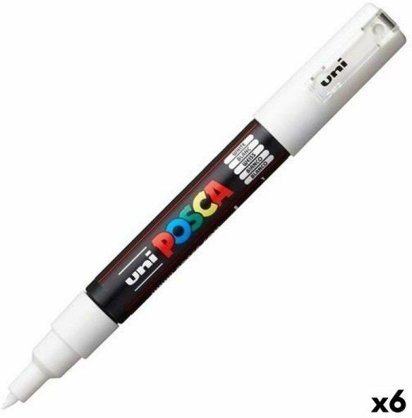 Posca Mazaki Pc 1M Biały (6 Sztuk) - Ceny i opinie - Ceneo.pl
