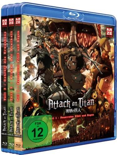 Film Blu-ray Attack on Titan - Anime Movie Trilogie (Blu-ray) - Ceny i ...