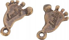 Zawieszka Mała Stopa Lucky Kolor Brąz 5Szt 12807557095 - Ceny i opinie ...