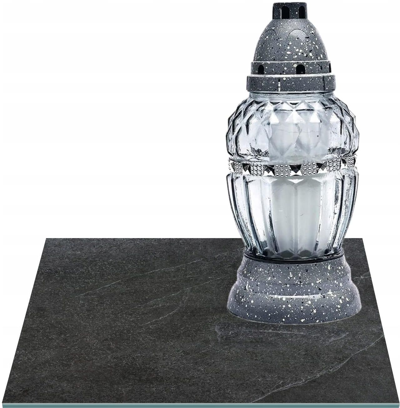 Szklana Podstawka Pod Znicze 35X35Cm Kamień 328G - Ceny i opinie - Ceneo.pl