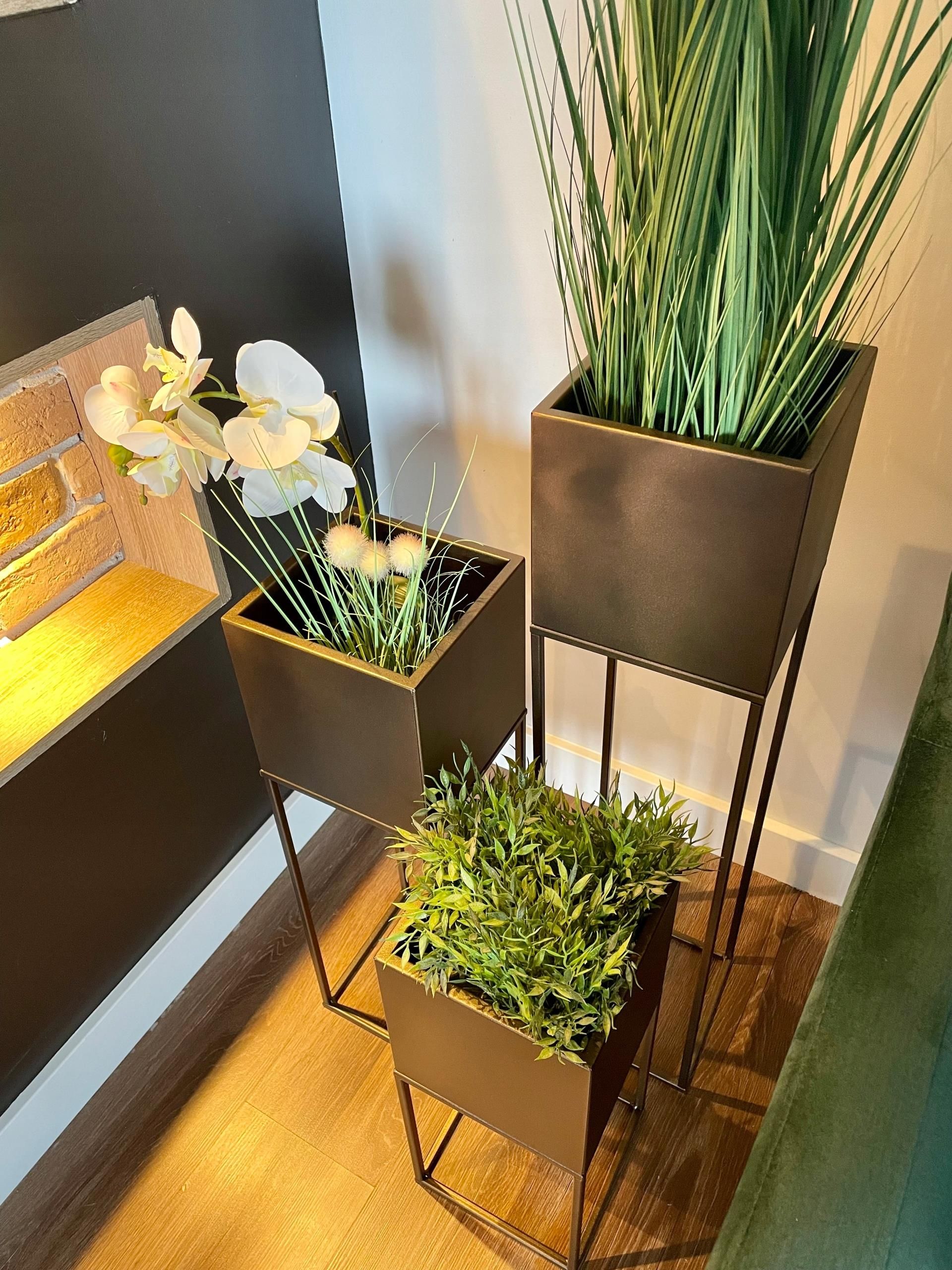 Osłonka Metal Doniczka Loft Lorient Brąz M 67Cmyld - Ceny i opinie - Ceneo.pl