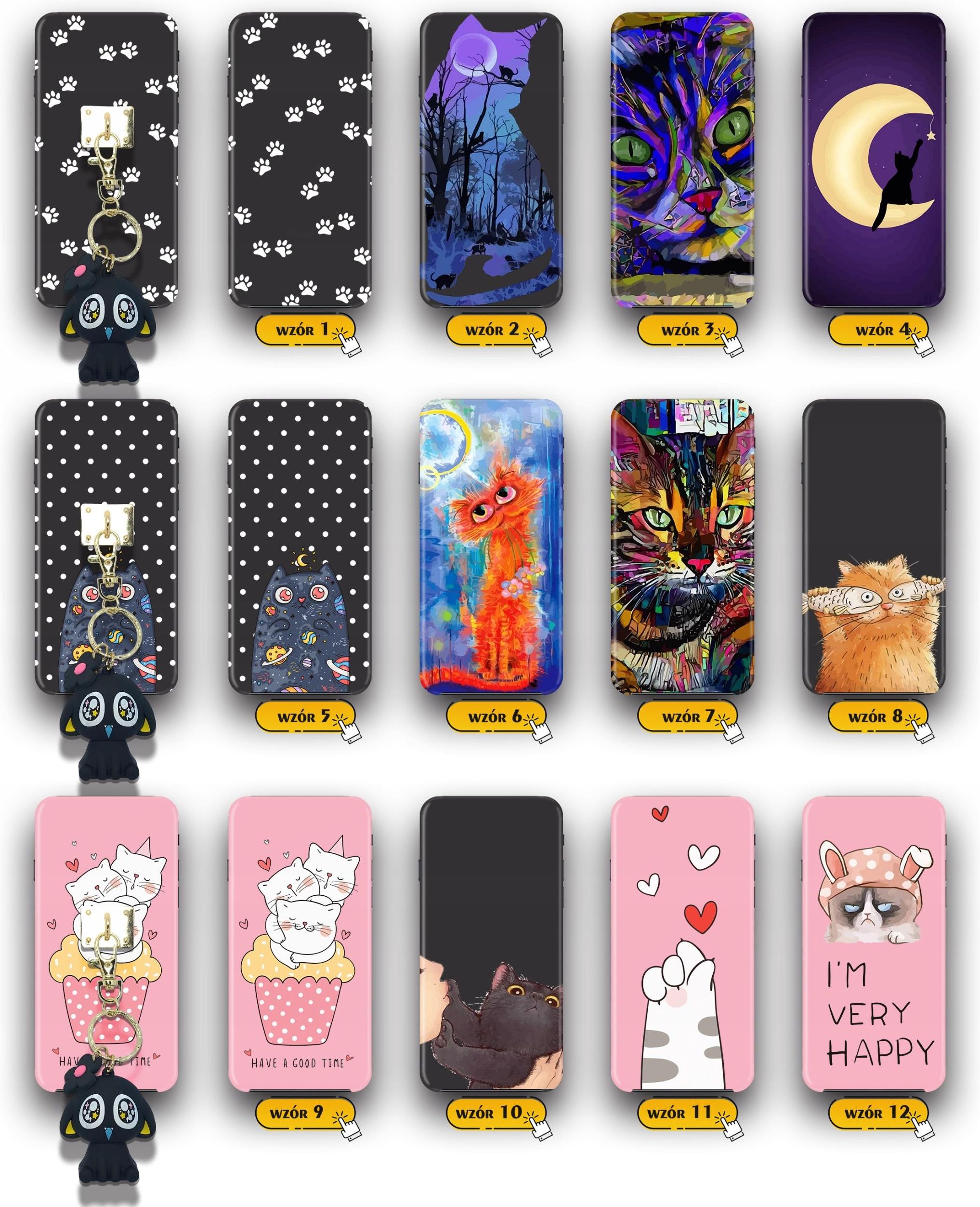 Etui Kot Noc wisior do Huawei P Smart Pro - Etui na telefon, ceny i ...