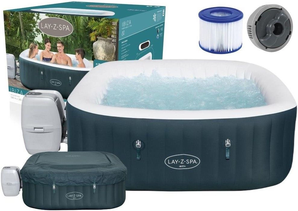 Jacuzzi Bestway Spa 6 Osobowe 180X180X66cm 60015 - Ceny i opinie - Ceneo.pl
