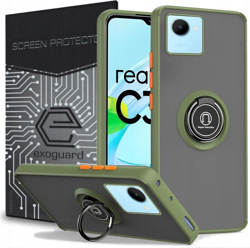 Case Obudowa Etui Pancerne Szkło do Realme C30 - Etui na telefon, ceny ...