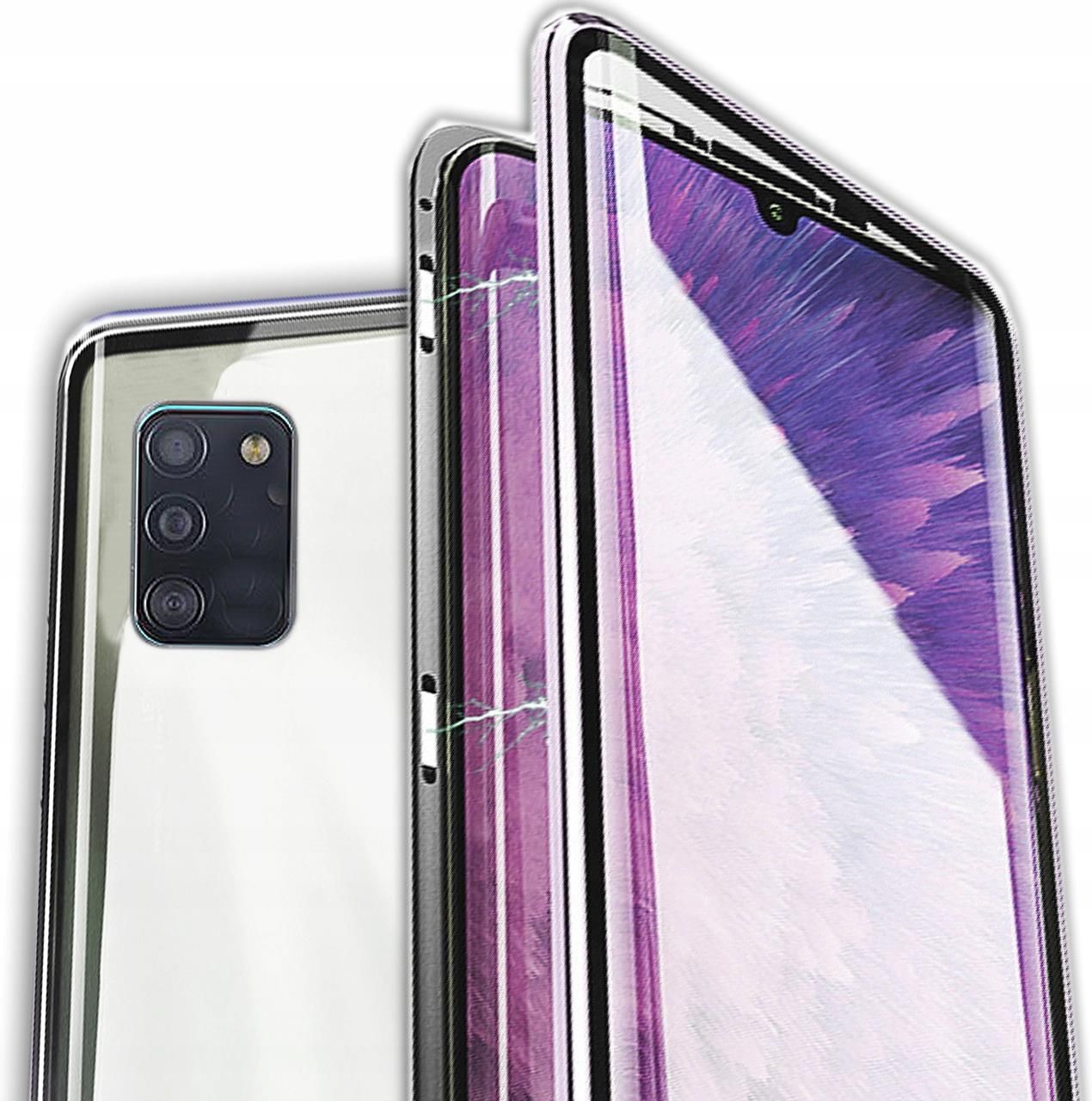 Etui Magnetyczne Oxygen 2SZKŁA do Samsung S10 lite - Etui na telefon ...