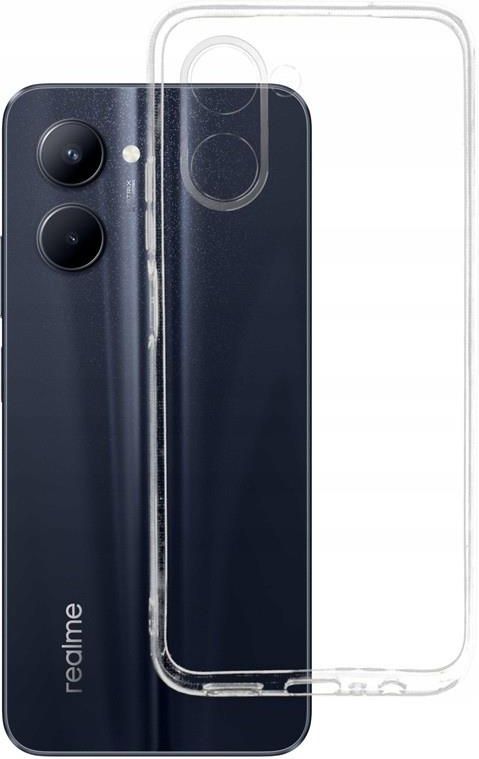 Etui Jelly do Realme C33 RMX3624 bezbar 2mm +szkło - Etui na telefon ...