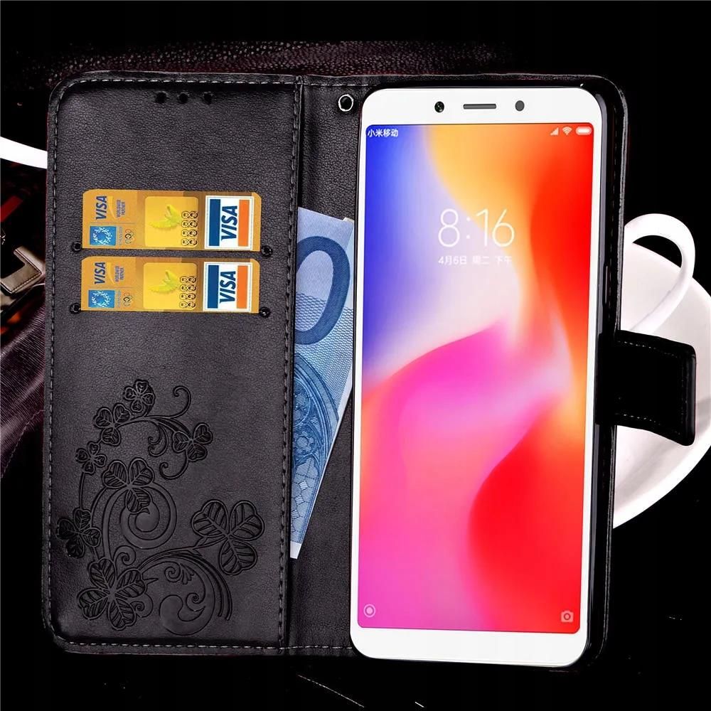 Skórzany Etui Pokrowiec dla Xiaomi Redmi 6A - Etui na telefon, ceny i ...