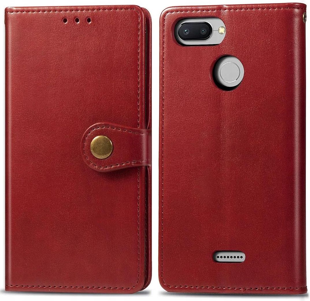 Skórzany Etui Pokrowiec dla Xiaomi Redmi 6 6A - Etui na telefon, ceny i ...
