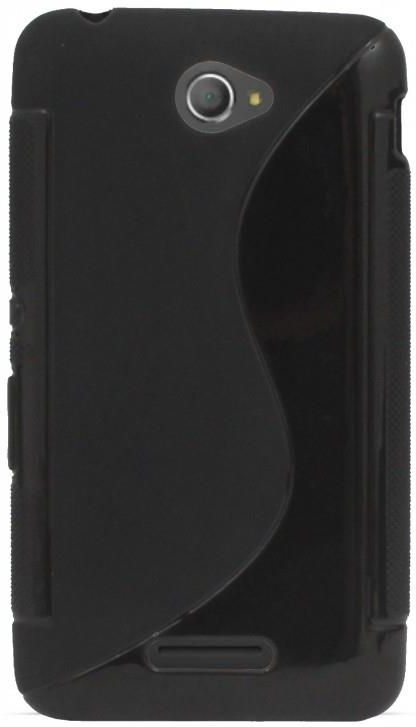 Guma S-Case do Sony Xperia E4 E2104 E2105 czarny - Etui na telefon ...