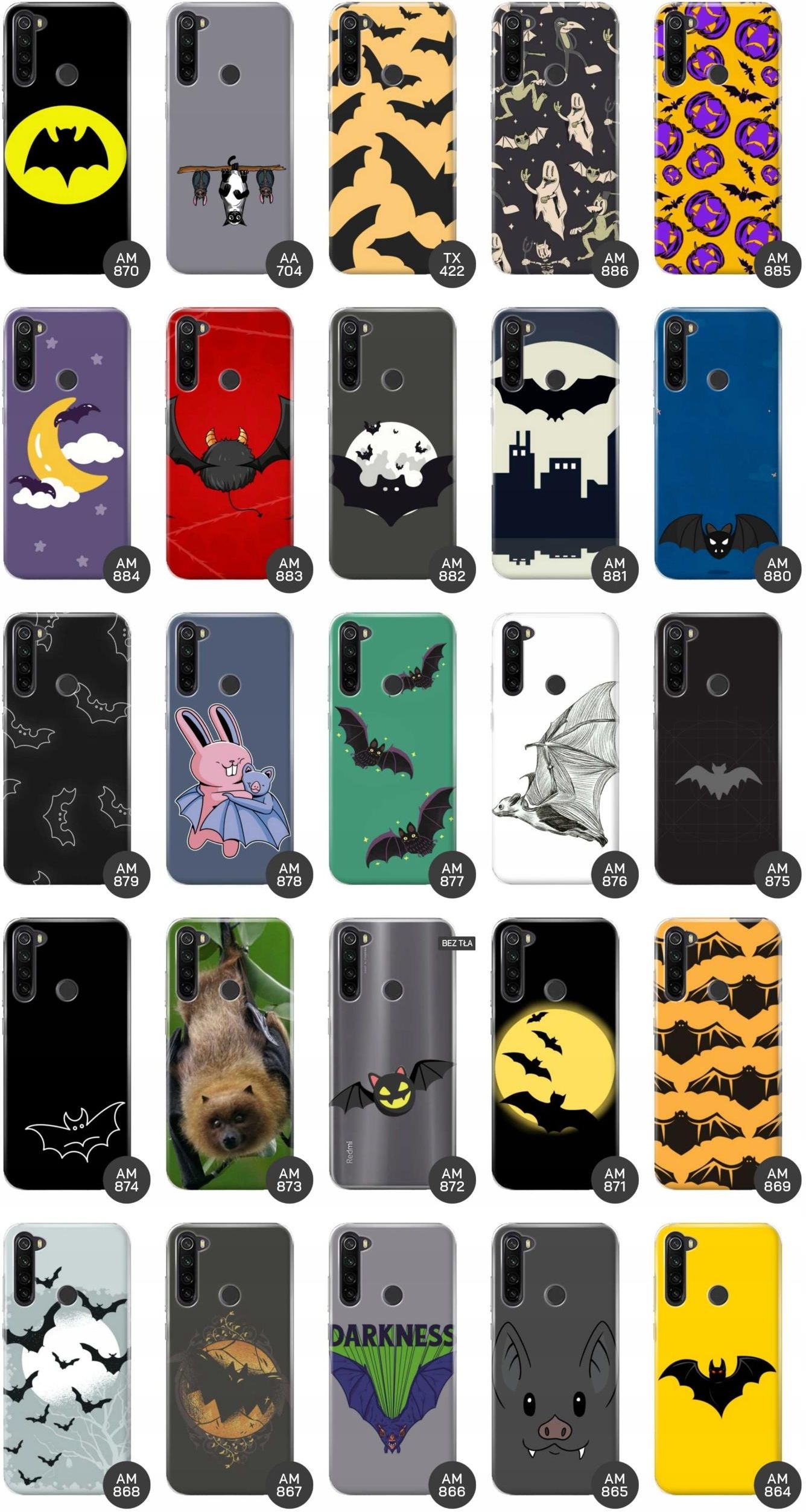 Etui do Xiaomi Redmi Note 8T Nietoperz Bat - Etui na telefon, ceny i ...