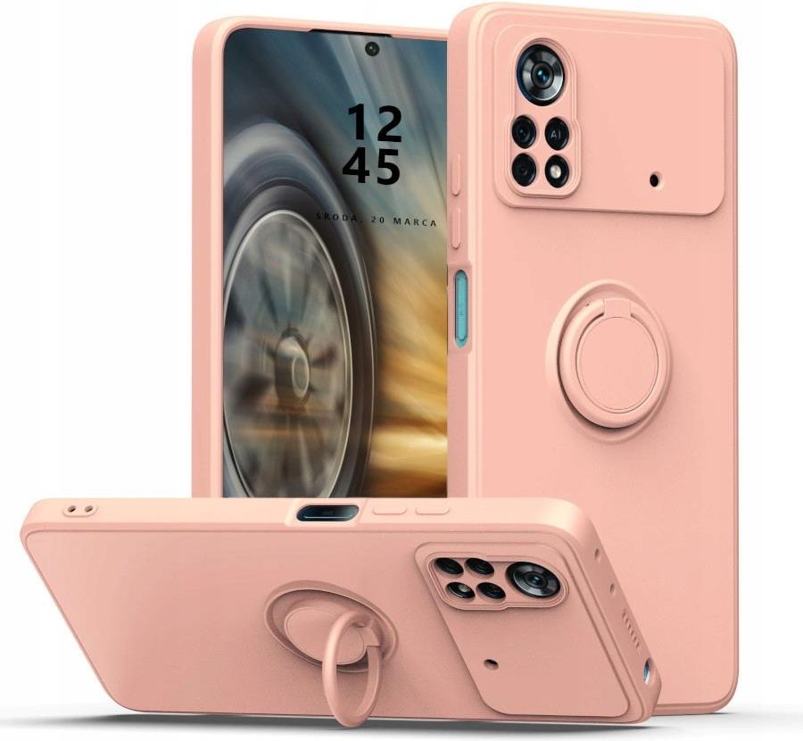 Etui Ring Silicone Do Poco M4 Pro 4G Szkło - Etui na telefon, ceny i ...