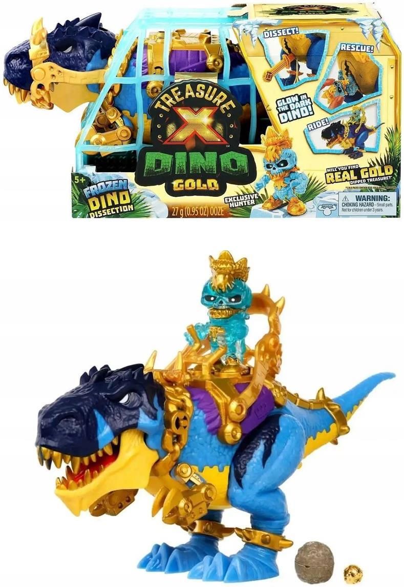 Treasure X Dino Gold - Frozen Dino - dinozaur T-Rex - Ceny i opinie ...