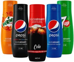 SodaStream PEPSI - PEPSI MAX - COLA - 7UP - MIRINDA syrop koncentrat ...