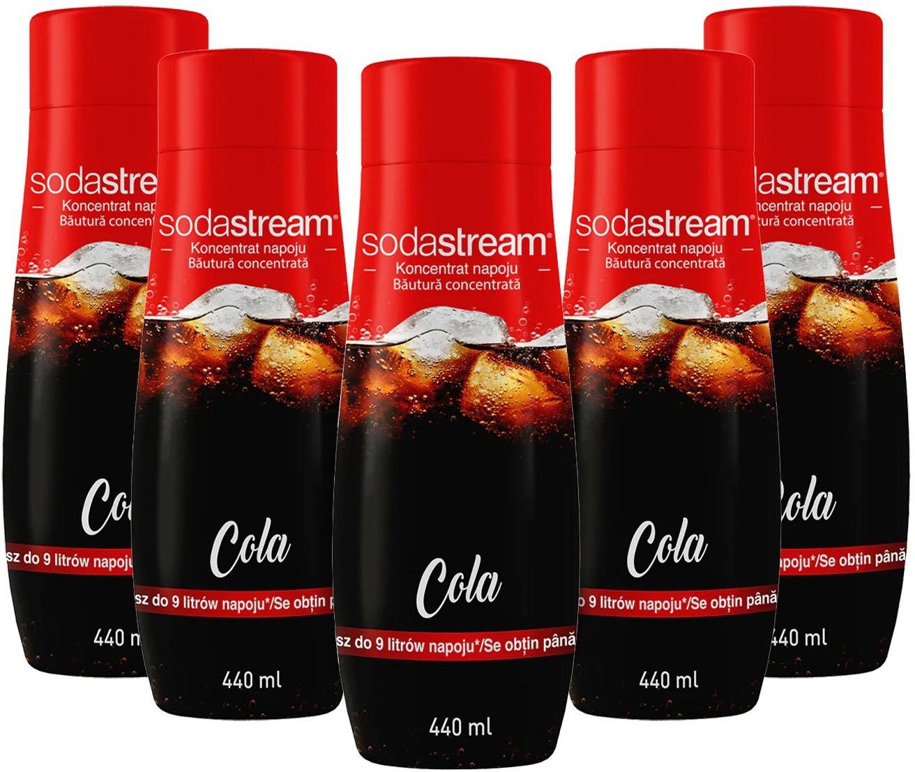 SodaStream COLA syrop koncentrat 440 ml do Saturatora 5pak - Ceny i ...