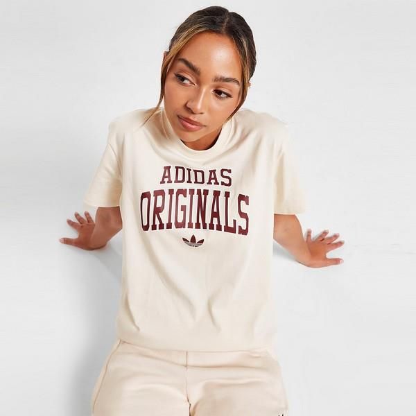 ADIDAS T-SHIRT V'SITY TEE OWHT/BRG TEE BIALY II8449 - Ceny i opinie ...