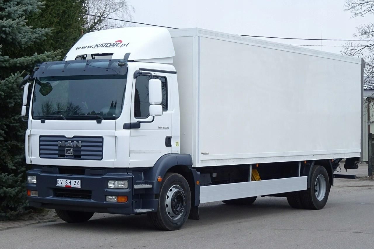 MAN TGM 18.330 EURO 5 izoterma z windą klapa 2 - Opinie i ceny na Ceneo.pl