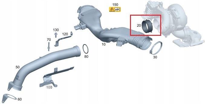 Mercedes-Benz Gl Glk Ml Uszczelka Turbosprezarki A0179974045 - Opinie i ...