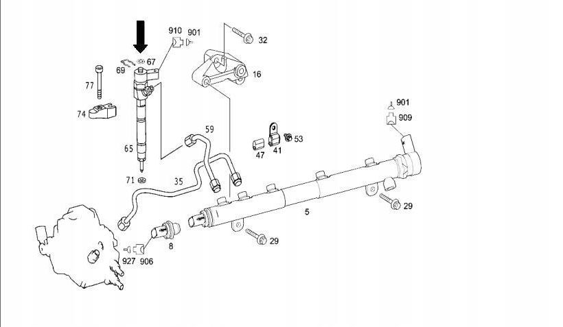 Mercedes-Benz Glk Gl Ml Uszczelka Wtryskiwacza Oe A0000780580 - Opinie ...