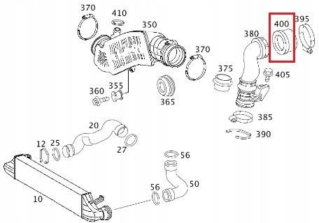 Mercedes-Benz Slk E-Klasa Uszczelka Rury Powietrza A2710940480 - Opinie ...