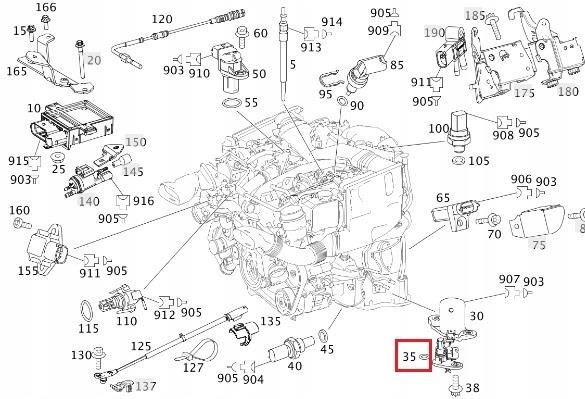 Mercedes-Benz Sprinter Uszczelka Czujnika Poziomu Oleju A0249977445 ...