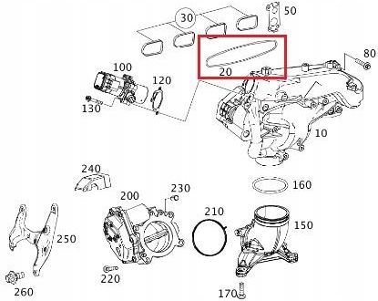 Mercedes-Benz Sprinter Uszczelka Kolektora Ssacego A0159971045 - Opinie ...