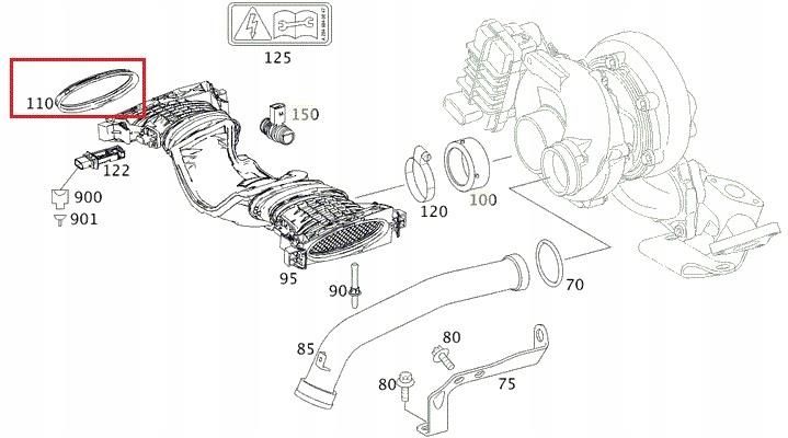 Mercedes-Benz Gl W251 Uszczelka Przeplywomierza V6 A6420940280 - Opinie ...