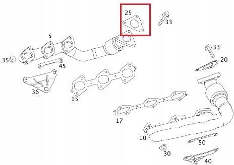 Mercedes-Benz Glk Ml Gl Uszczelka Kolektora Prawa A6421423280 - Opinie ...