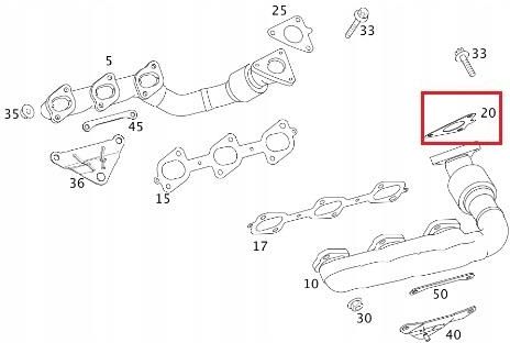 Mercedes-Benz Glk Ml Gl Uszczelka Kolektora Lewa A6421423180 - Opinie i ...