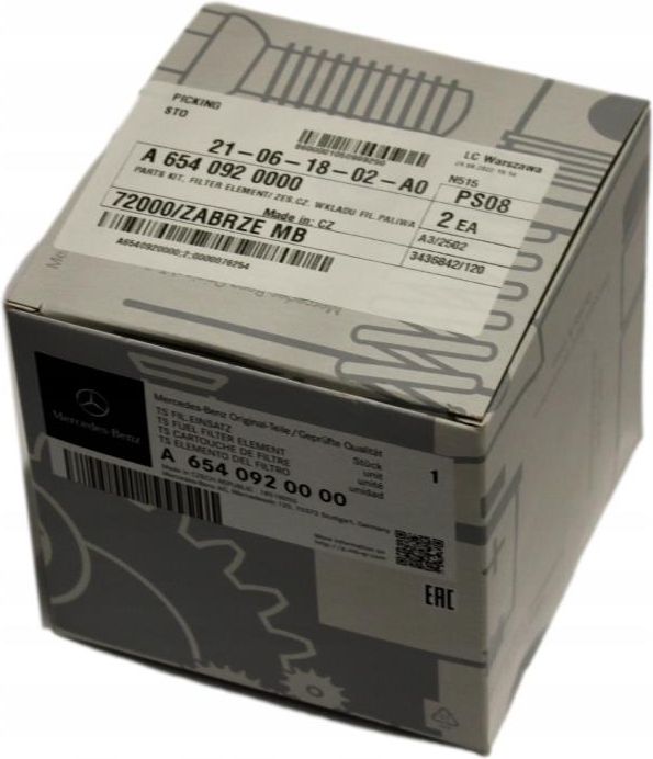 Filtr paliwa Mercedes-Benz C-Klasa W205 W206 Cls Filtr Paliwa Oe ...