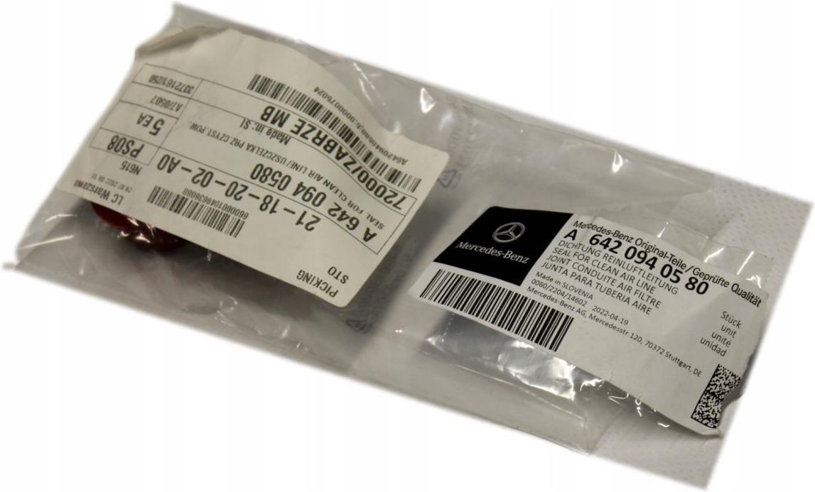 Mercedes-Benz W164 X164 Uszczelka Dolotu Odmy Om642 A6420940580 ...