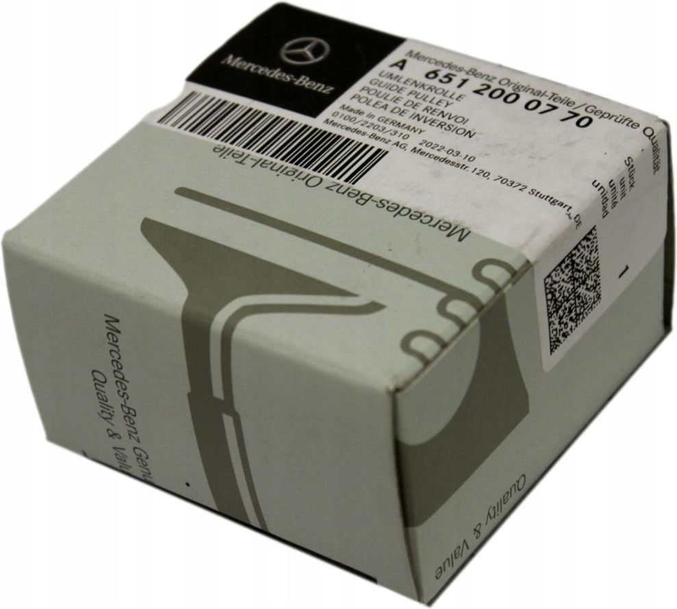 Mercedes-Benz Sprinter Vito Rolka Prowadzaca Gladka A6512000770 ...